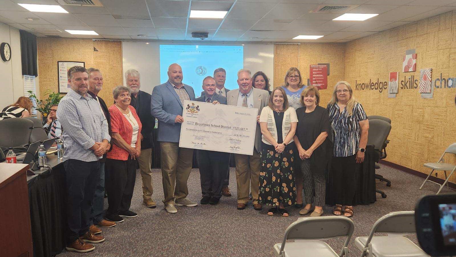 Sen. Pennycuick Awards Boyertown Area School District with Safety Grant ...