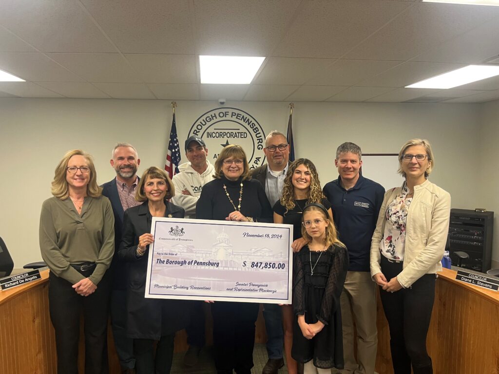 Pennycuick, Milou Present $847,850 Grant to Pennsburg for Borough ...